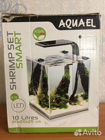 Аквариум Shrimp Set Smart белый 10 л