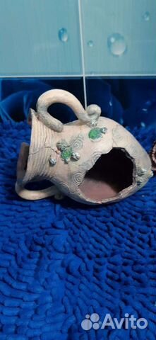 Декор для аквариума,кувшин,коряга,амфора