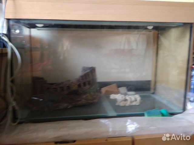Аквариумы 100л и 50 л. со всем необх